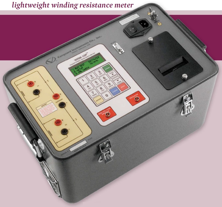Winding Resistance Ohmmeter for testing High Power Inductive ...