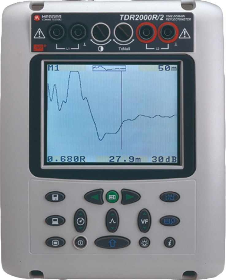 Megger TDR2000/2 TDR cable reflectometer fault locator TDR2000/2RM ...