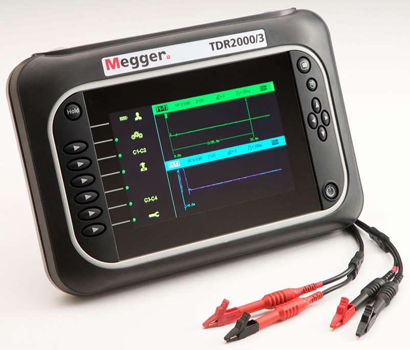 Megger TDR2000/3 1003-036 TDR2000/3P 1003-037 dual channel cable TDR ...