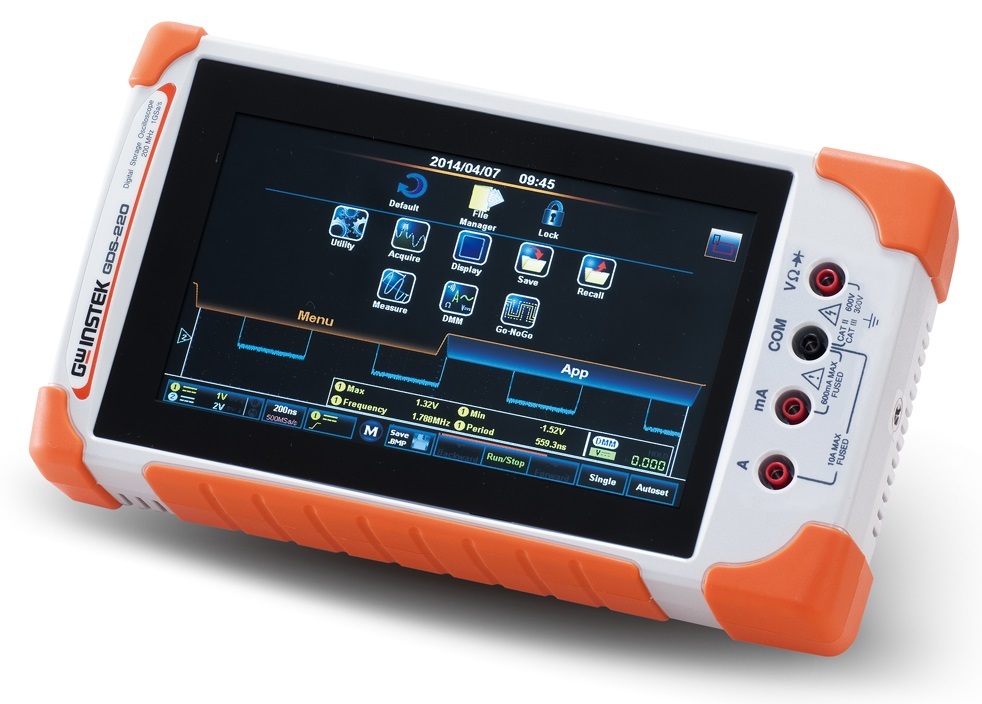 Osciloscop portabil cu ecran tactil INSTEK GDS-200 | GOODWILL INSTEK ...