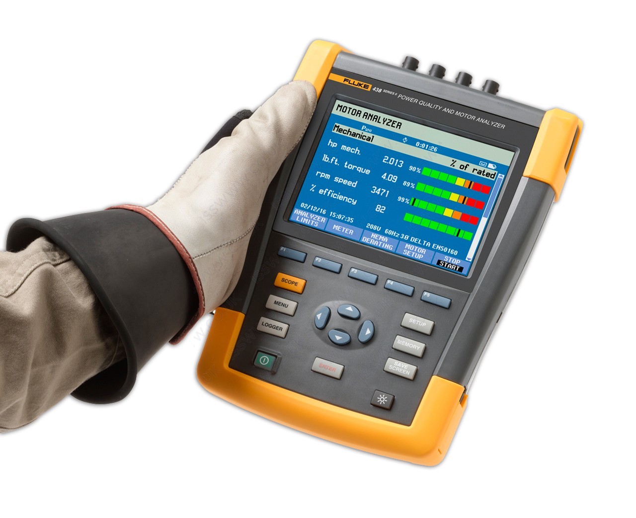 FLUKE 438 II Motor and Energy Quality Analyzer | FLUKE 438 II | FLUKE ...