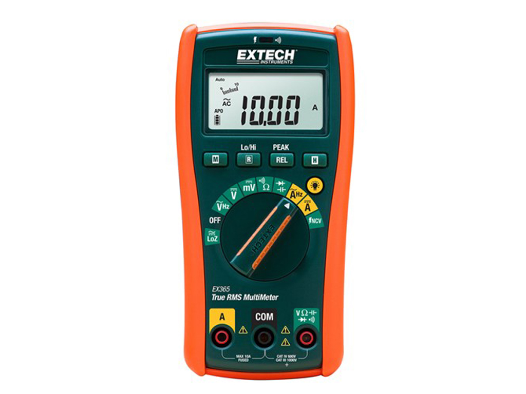 Extech EX365 10 Function True RMS Multimeter | Extech EX365 | EXTECH ...