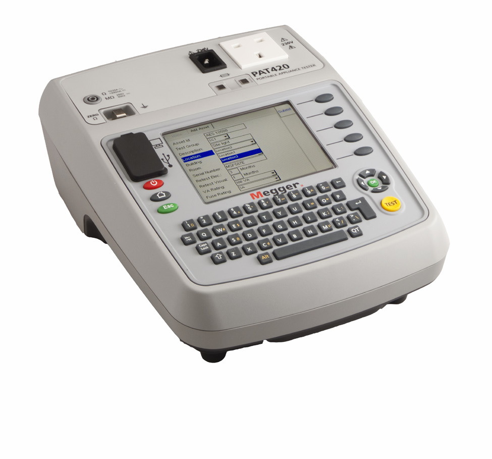Full Database Driven Portable Appliance Testers Megger - PAT410, PAT420 ...